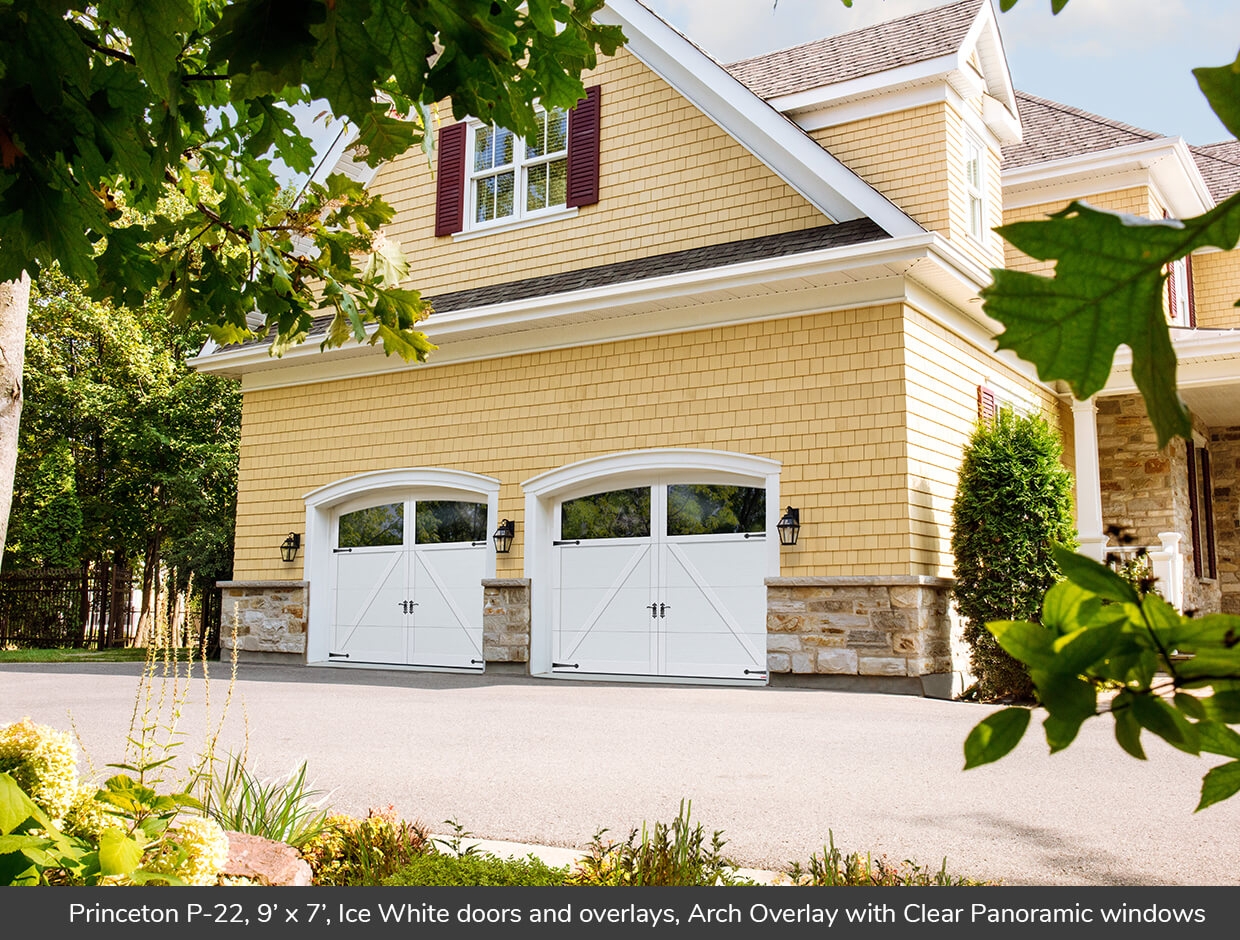 Princeton P-22 design from Garaga Garage Doors